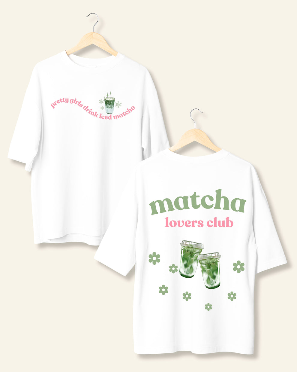 matcha oversized tee – shopgigly